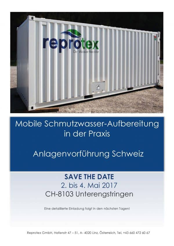 Reprotex presents during a 3-days-customer-event in Switzerland the new ...